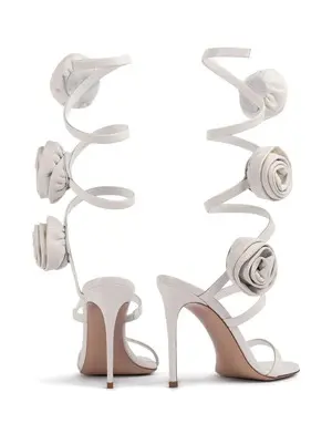 LE SILLA Floral-appliqué Sandals