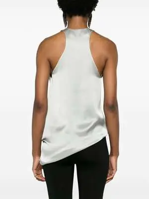 REV Asymmetric Satin Tank Top