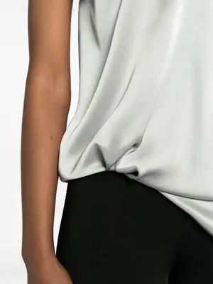 REV Asymmetric Satin Tank Top