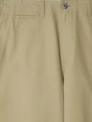 Burberry Straight-leg Cotton Chinos - Neutrals