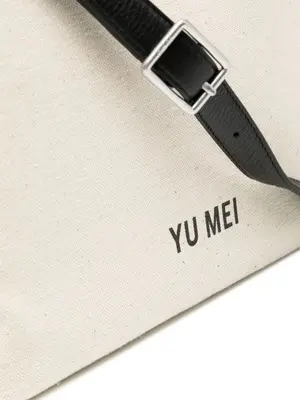 YU MEI Braidy Canvas Crossbody Bag - Neutrals