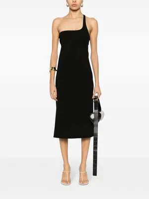 Gauchere Halterneck Midi Dress