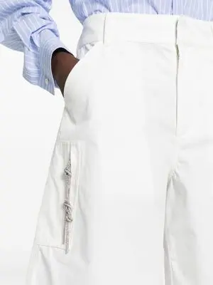 DARKPARK Nina Cotton Cargo Shorts - Neutrals