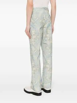 VIVIENNE WESTWOOD Toile De Jouy-print Trousers - Blue