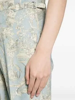 VIVIENNE WESTWOOD Toile De Jouy-print Trousers - Blue