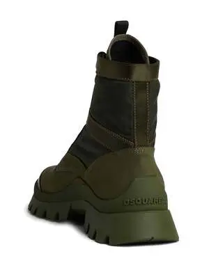 Dsquared2 Logo-print Leather Boots