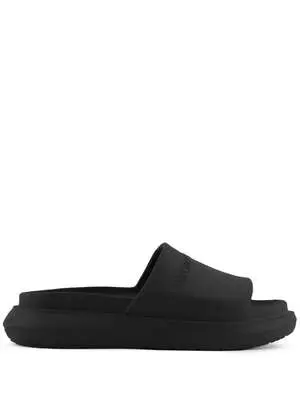 Emporio Armani Logo Flatform Slides