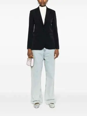 Liu Jo Peak-lapel Single-breasted Blazer - Blue