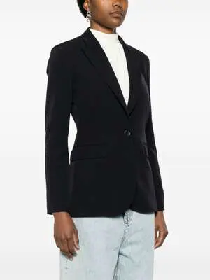Liu Jo Peak-lapel Single-breasted Blazer - Blue