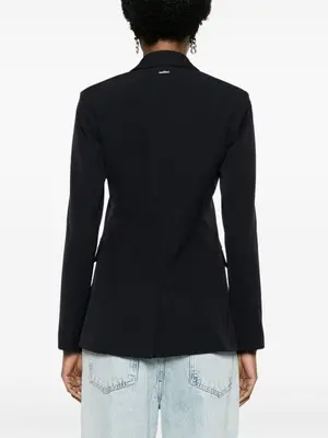 Liu Jo Peak-lapel Single-breasted Blazer - Blue
