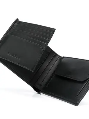 Calvin Klein Logo-lettering Leather Wallet