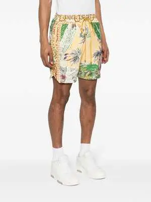 Rhude Palmina Silk Shorts