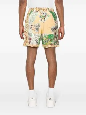 Rhude Palmina Silk Shorts