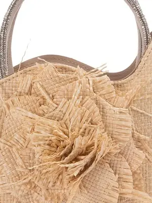 LE SILLA Small Ivy Raffia Bag