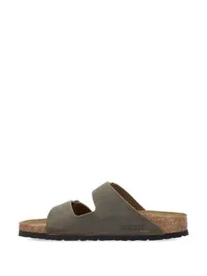 BIRKENSTOCK Arizona Oiled Leather Sandals - Green