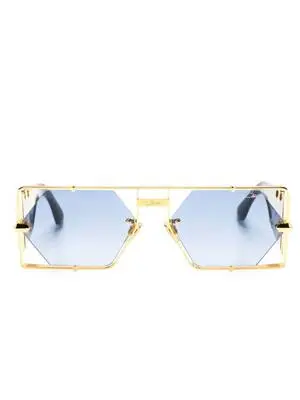 Cazal Rectangle-frame Sunglasses - Gold