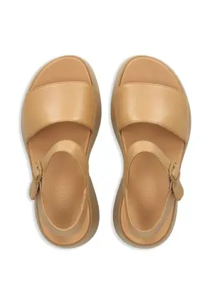 Camper Tasha 55mm Leather Sandals - Brown