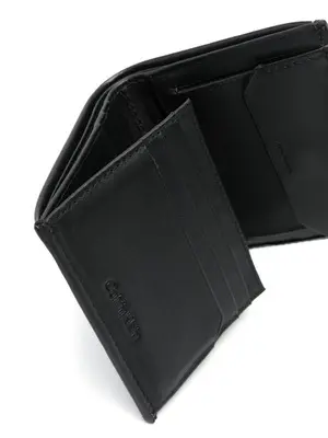 Calvin Klein Logo-lettering Leather Wallet