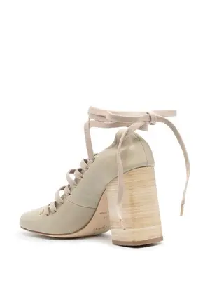 LEMAIRE 90mm Lace-up Pumps