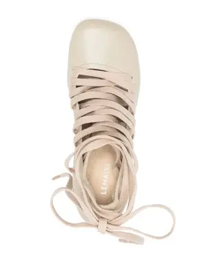 LEMAIRE 90mm Lace-up Pumps