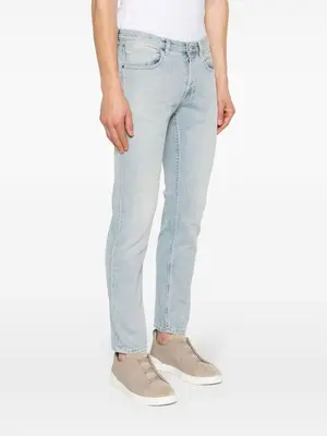 Eleventy Stonewashed Straight Leg Jeans