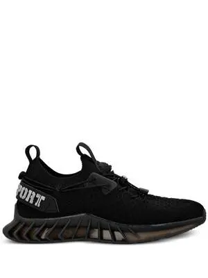 PLEIN SPORT Runner Knitted Sneakers - Black