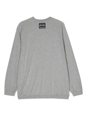 Undercover Logo Patch Cotton Sweatshirt - Grey
