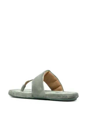 Marsèll Spanciata Leather Thong Sandals - Green