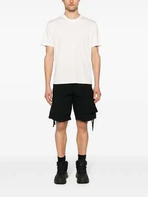 TEN C Logo-patch Cotton T-shirt - White