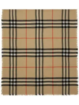 Burberry Vintage Check Wool Scarf