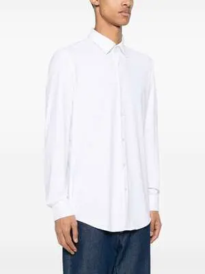 Hugo Classic-collar Slim-cut Shirt - White