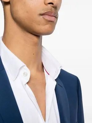 Hugo Classic-collar Slim-cut Shirt - White