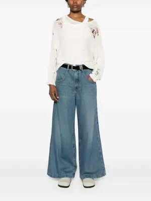 FRAME Skater High-rise Wide-leg Jeans
