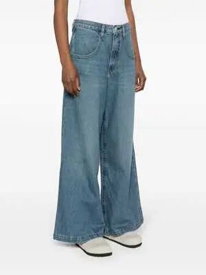 FRAME Skater High-rise Wide-leg Jeans