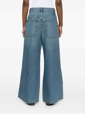 FRAME Skater High-rise Wide-leg Jeans