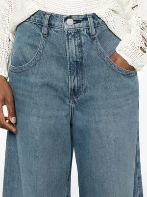FRAME Skater High-rise Wide-leg Jeans