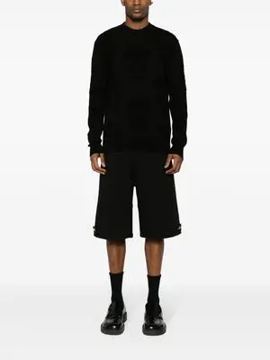 Alexander McQueen Logo-plaque Cotton Shorts