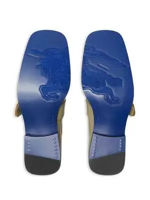 Burberry Shield Leather Loafers