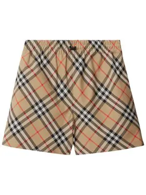 Burberry Vintage Check-print Shorts - Neutrals