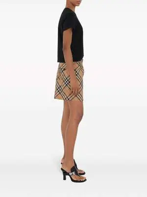 Burberry Vintage Check-print Shorts - Neutrals
