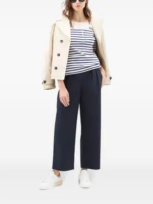 Woolrich Wide-leg Cotton Trousers - Blue