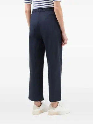 Woolrich Wide-leg Cotton Trousers - Blue