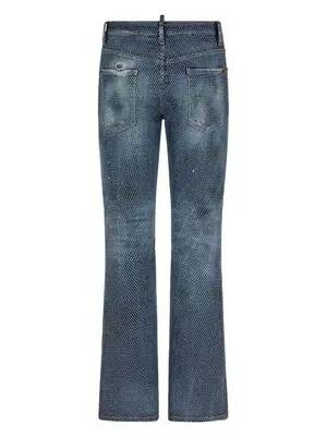 Dsquared2 Embellished Low-rise Jeans