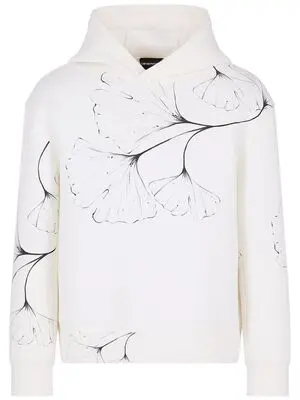 Emporio Armani Graphic Print Hoodie