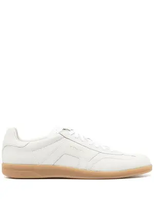 Santoni Low-top Leather Sneakers