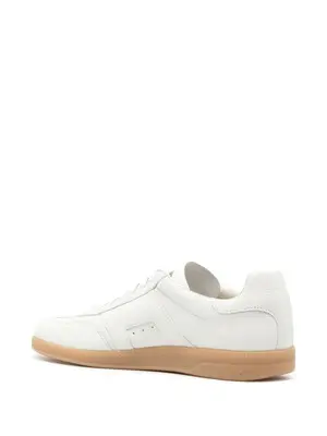 Santoni Low-top Leather Sneakers