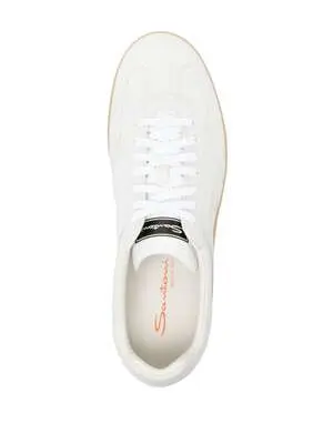 Santoni Low-top Leather Sneakers