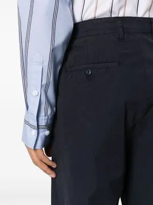 Carhartt Work In Progress Logo-appliqué Gabardine Trousers - Blue