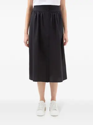 Woolrich A-line Midi Skirt - Black