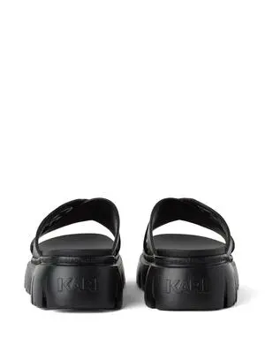 Karl Lagerfeld Ikon Nft Leather Mules